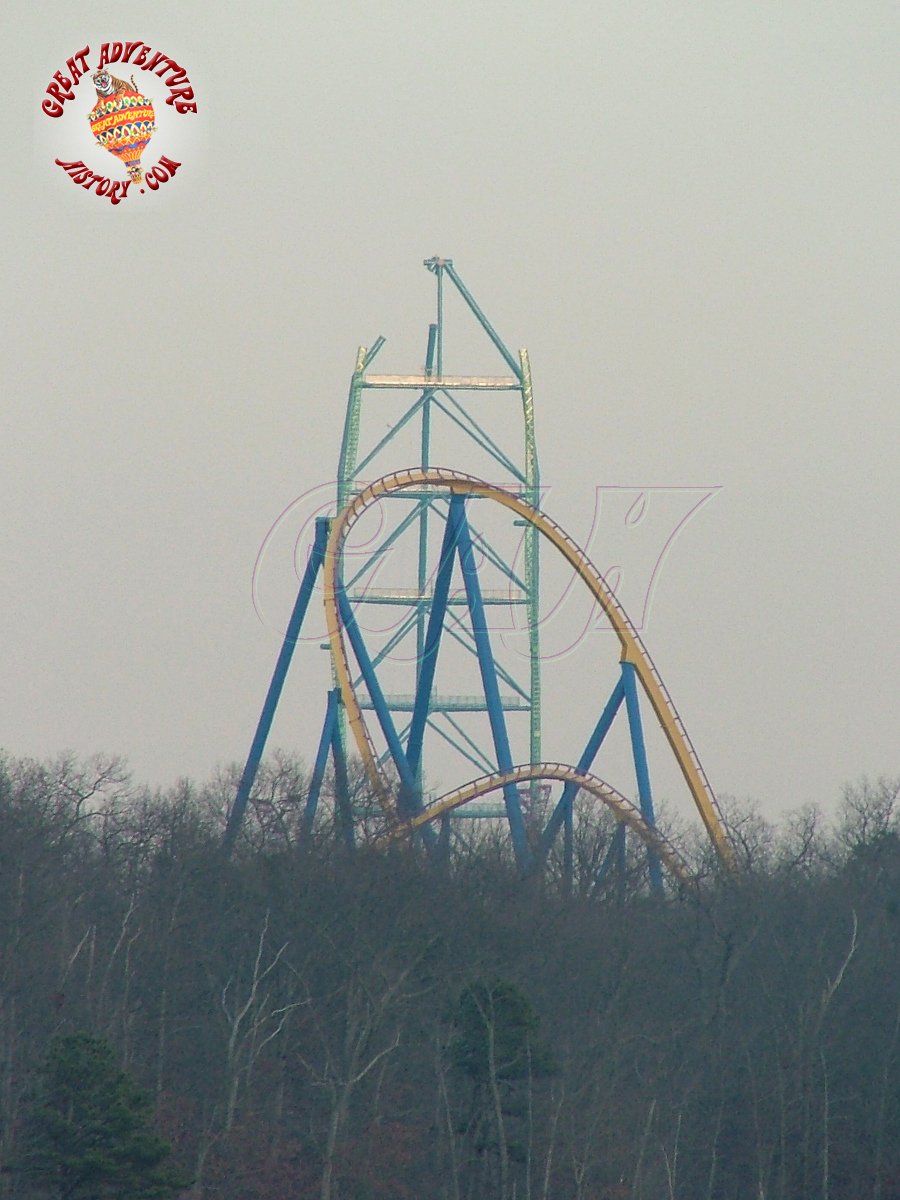 Construction of The Golden Kingdom at Six Flags Great Adventure