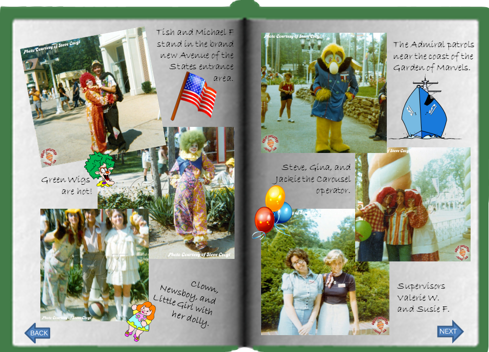 The Characters of Great Adventure Photo Album