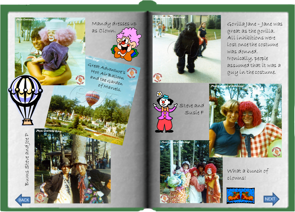 The Characters of Great Adventure Photo Album