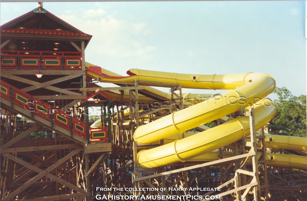 The Asian Tower- Adventure Rivers at Six Flags Great Adventure