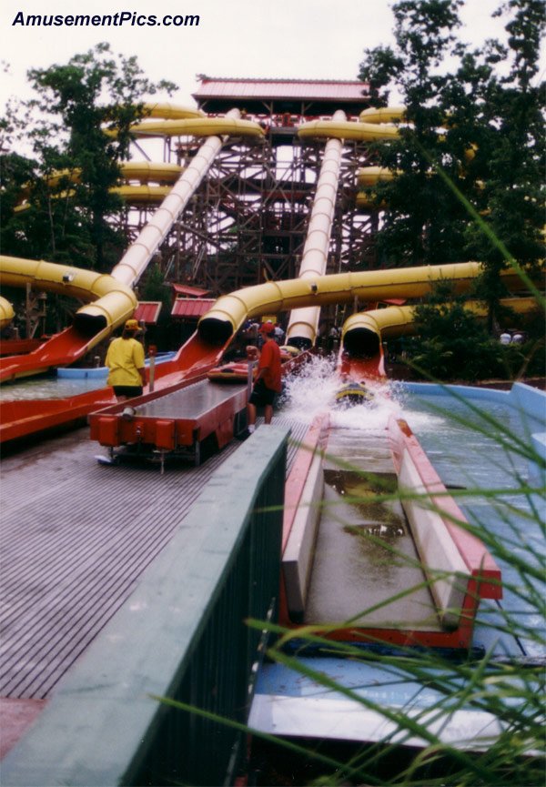 The Asian Tower- Adventure Rivers at Six Flags Great Adventure