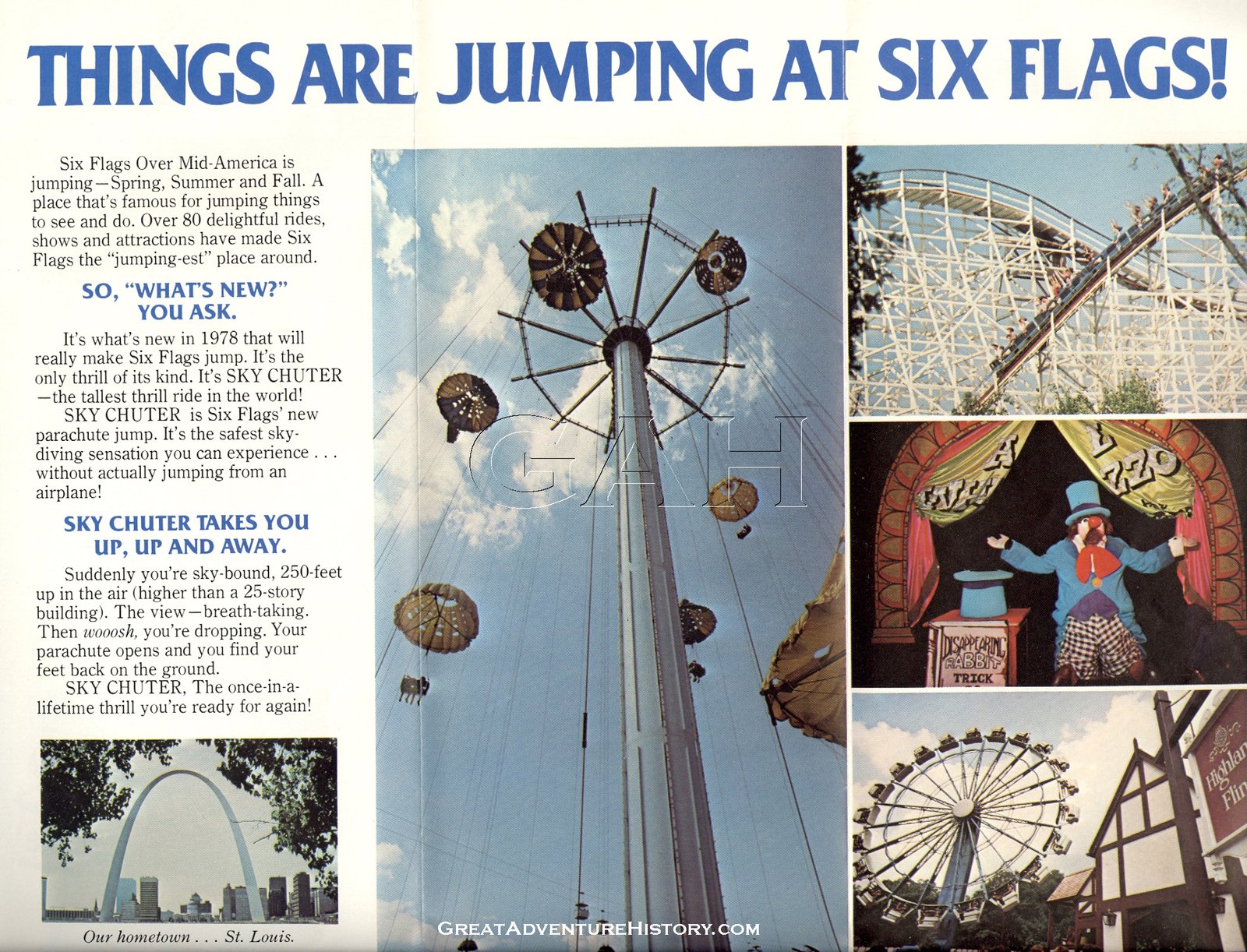 Parachuter's Perch At Six Flags Great Adventure